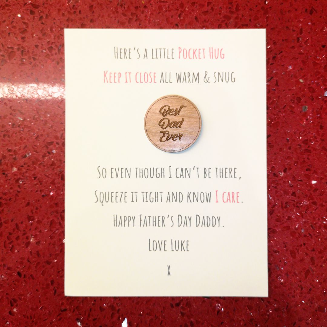 Dad/Daddy Pocket Hug - Father's Day Gift – Personalised Gifts