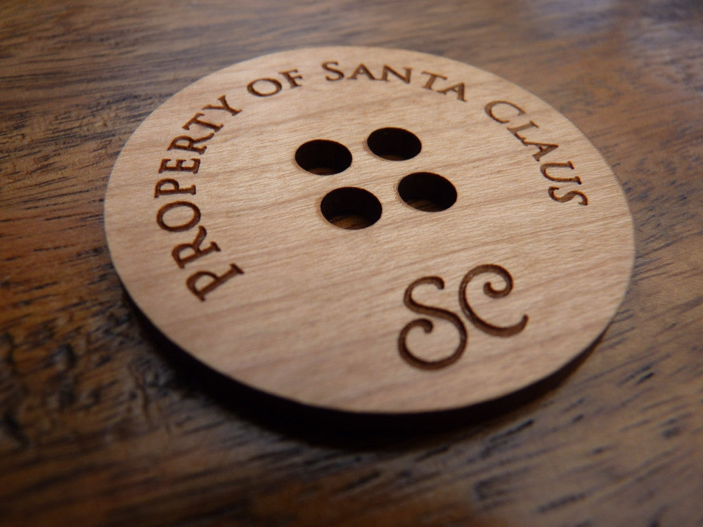 Santa Claus Button – Personalised Gifts