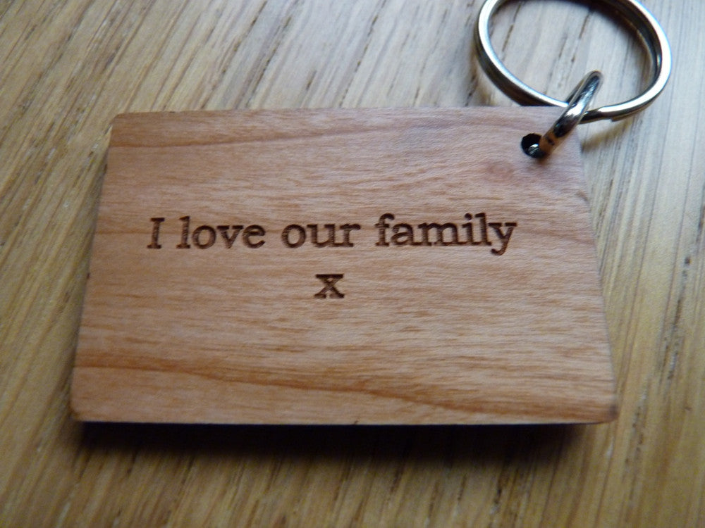 Stickmen Family Keyrings – Personalised Gifts